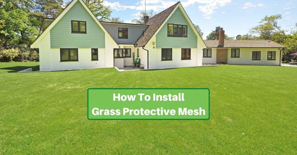 Installing Protective Mesh For Grass - Yards Improved
